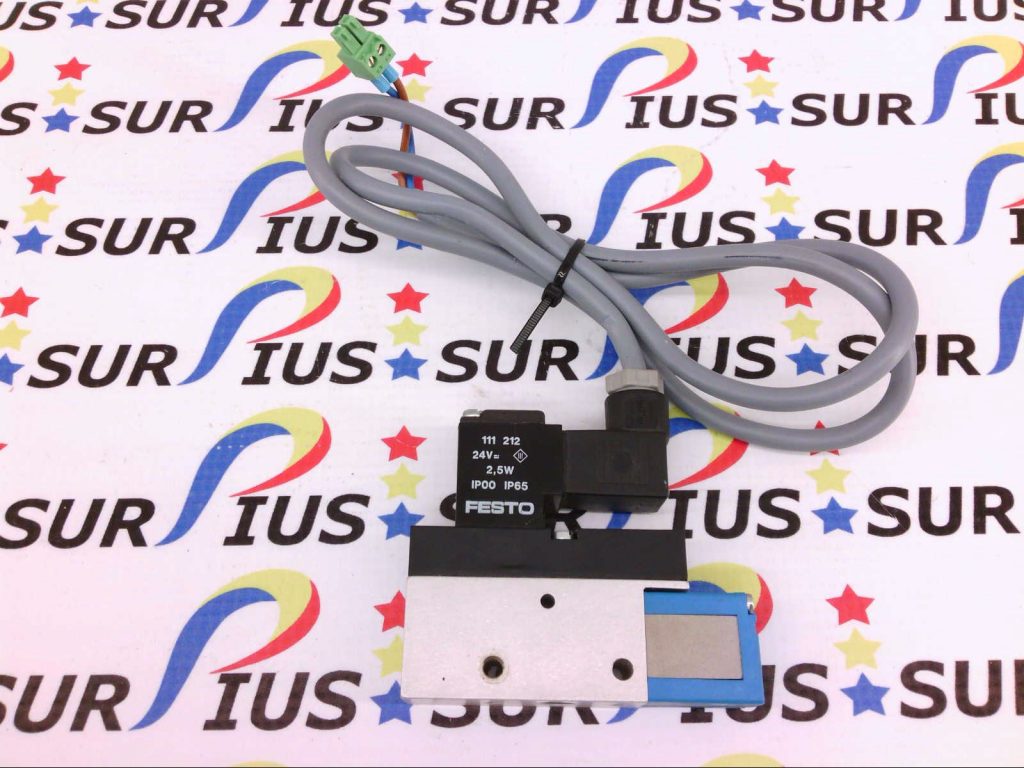 FESTO VAD-ME-1/8 35554 1.5-8 BAR 24V DC 24VDC ELECTRIC VACUUM GENERATOR - Surpius