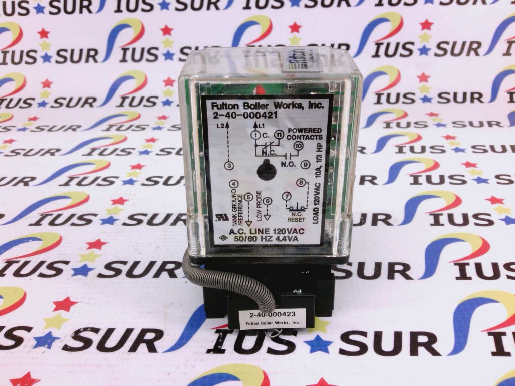 FULTON BOILER RELAY AND SOCKET 2-40-000421 2-40-000421 240000423 ...