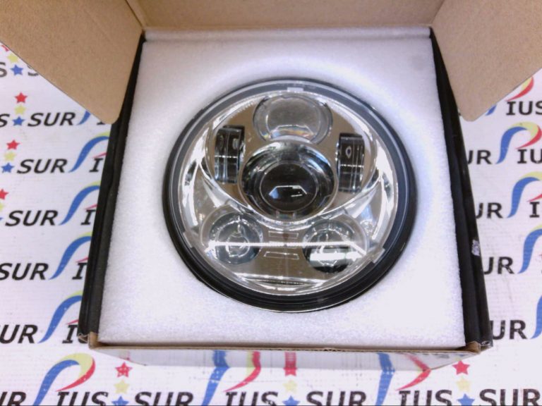 Motorcycle 5.75" LED 45W Chrome Headlight Harley 883, low rider, wide ...