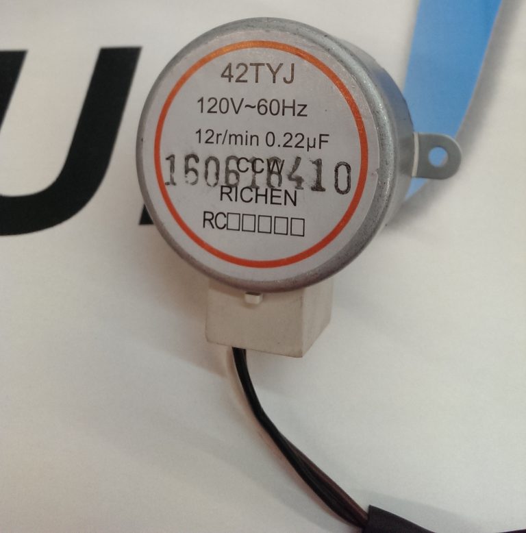 42TYJ Synchronous Motor 120V 60Hz 12rpm 12r/min 0.22uF CCW Richen ...