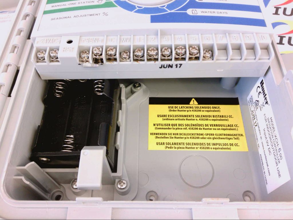 Hunter 6 Station XC-Hybrid Sprinkler System Controller XCH-600 XCH600 ...
