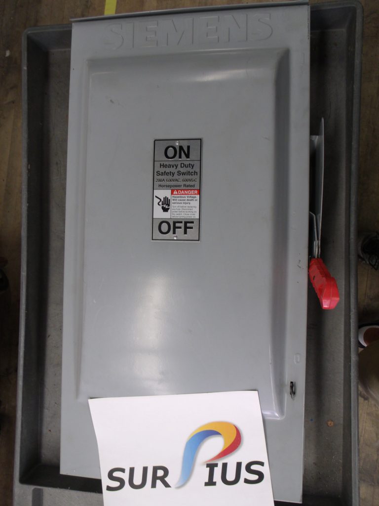 Siemens Fusible Heavy Duty Safety Switch HF364R 600V AC MAX Rainproof ...