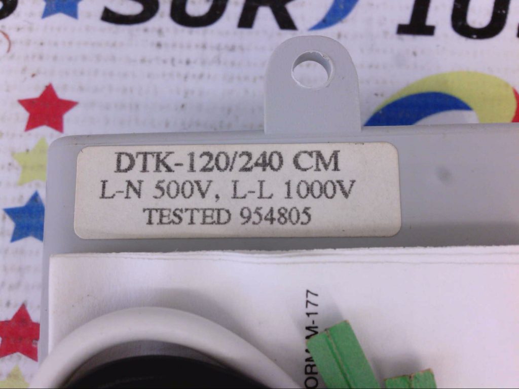 Ditek Surge Protection 120/240 VAC 1 Phase DTK-120/240CM DTK120240CM ...