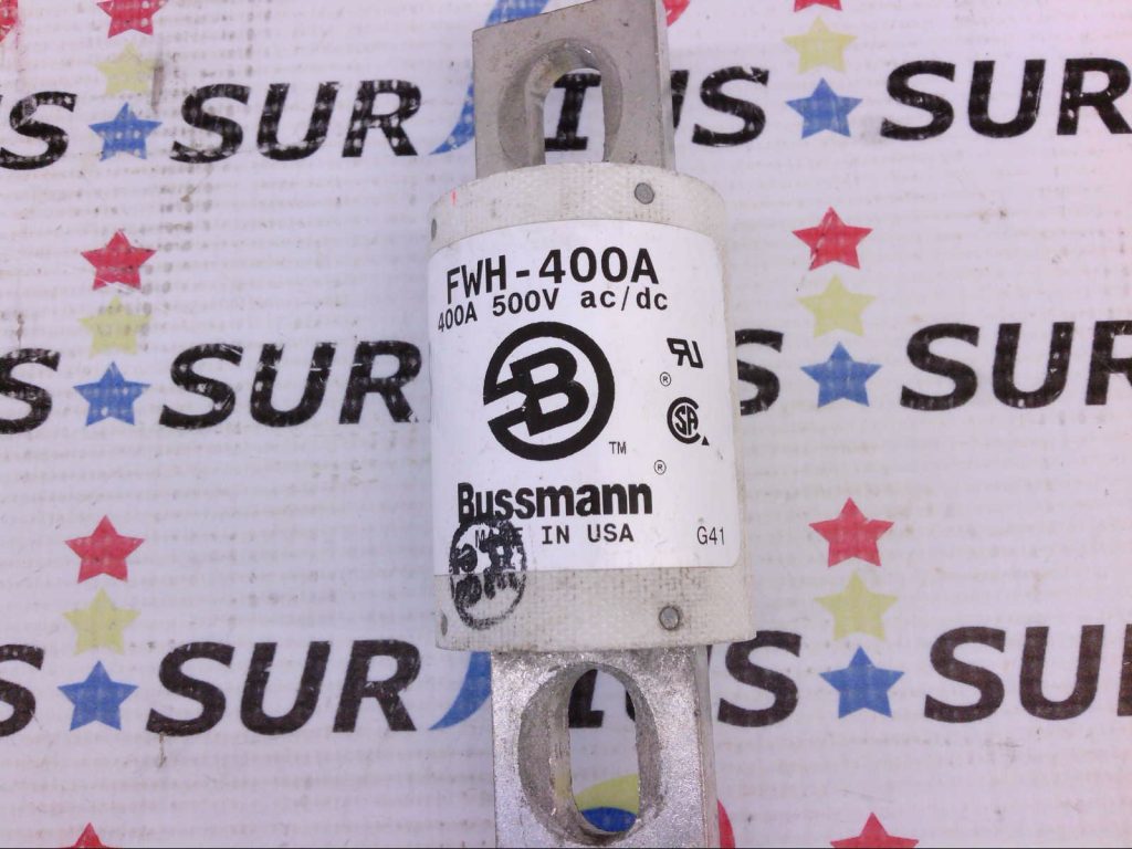 Bussmann FWH-400A FWH400A 400A 400 Amp 500V AC/DC Fuse - Surpius