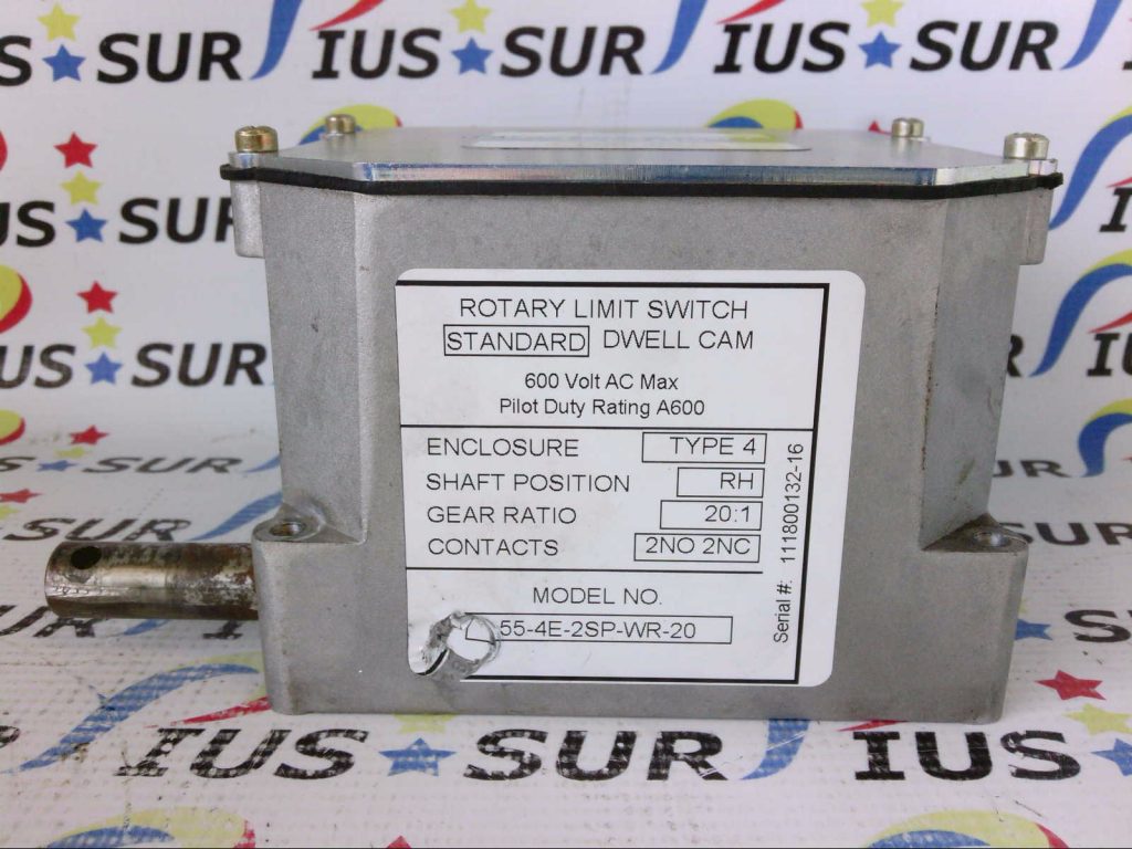 Hubbell Rotary Limit Switch 55-4E-2SP-WR-20 554E2SPWR20 - Surpius