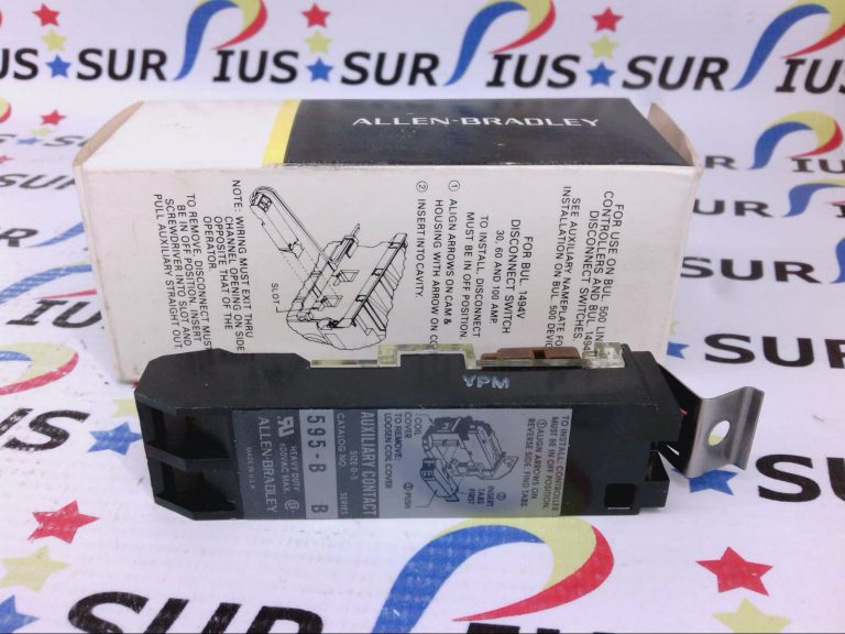 Allen Bradley 595-B 595 Series B Auxiliary 1 NC Contact - Surpius