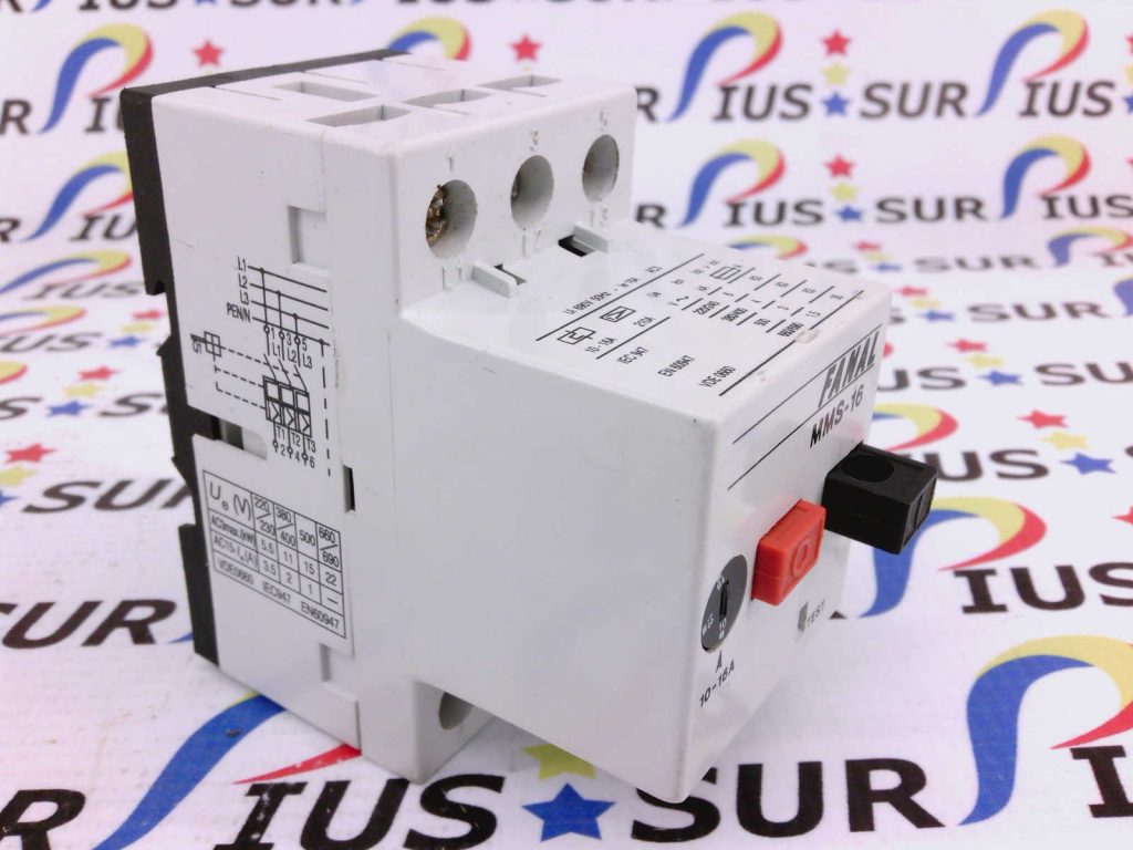 MOTOR PROTECTOR SWITCH CONTACTOR FANAL MMS-16 16A 16 AMP - Surpius