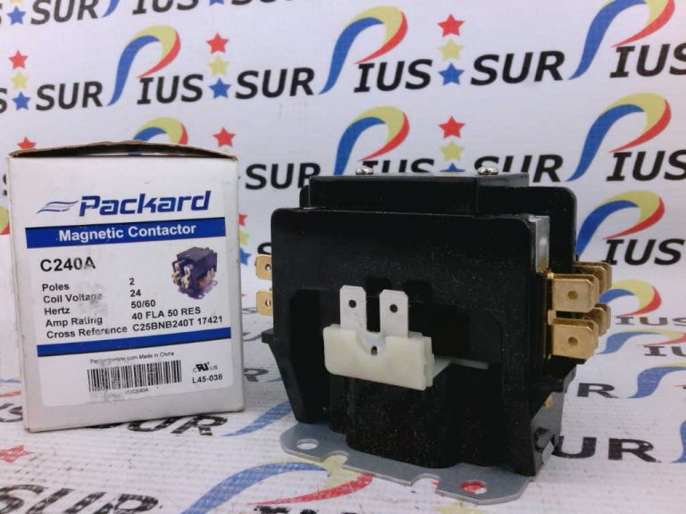 Packard C240A Magnetic Contactor 2 Poles 24 Coil Voltage 40 Volts 50/60 ...