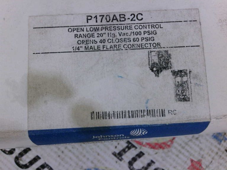 Johnson Controls P170AB-2C Open Low Pressure Control - Surpius