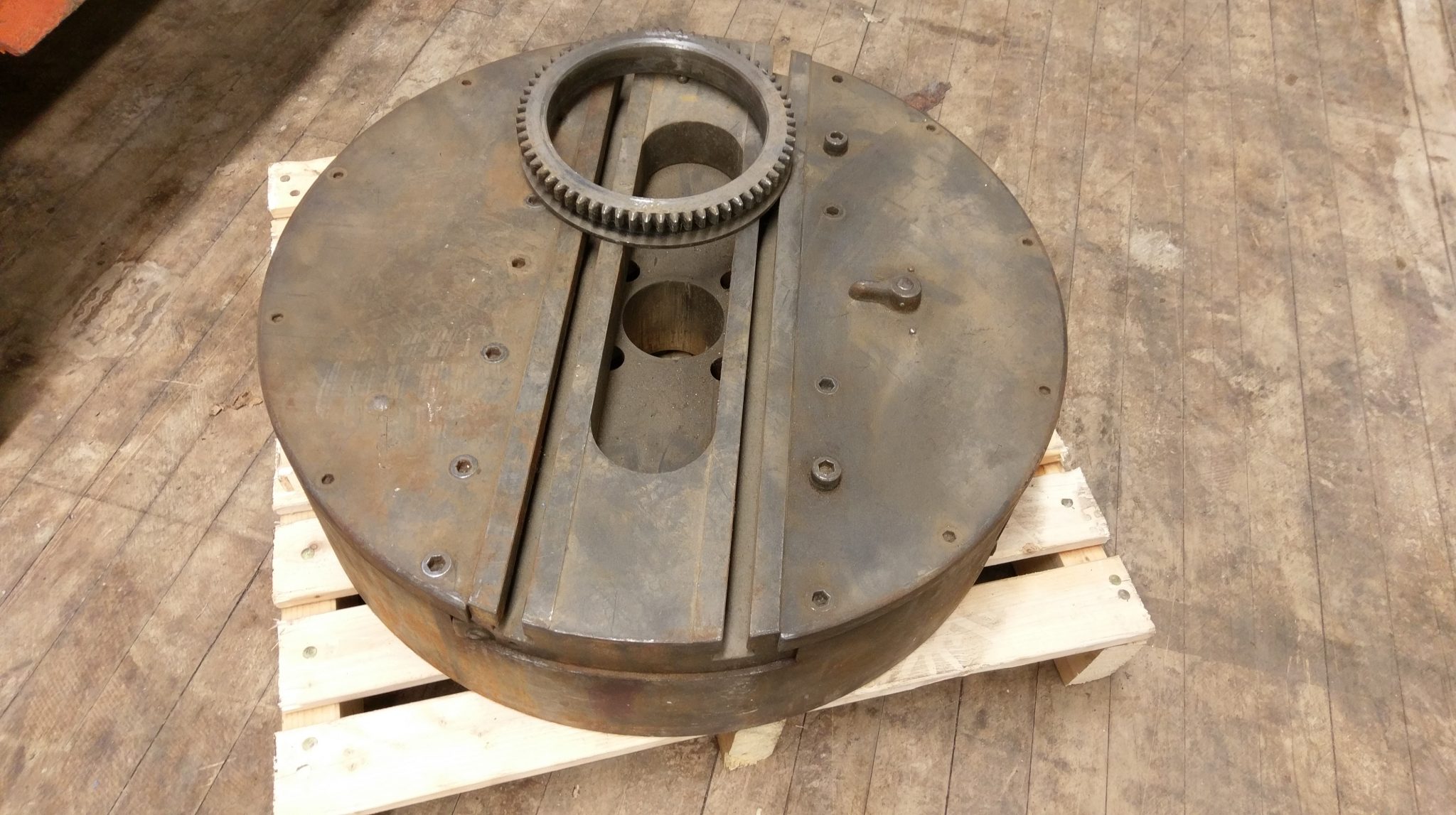22" Giddings & Lewis G&L CF Facing Head Boring Mill Attachment 3" Bore ...