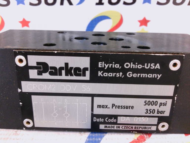 Parker CPOM2 DDV 56 Hydraulic Valve CPOM2DDV-56 5000 PSI 350 bar - Surpius