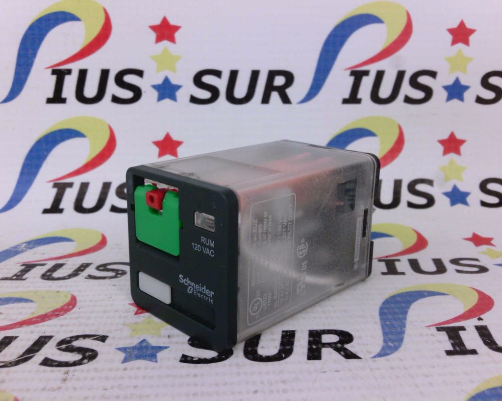 Schneider Electric RUMC31F7 120V AC 50/60Hz Universal Plug-in Relay - Surpius